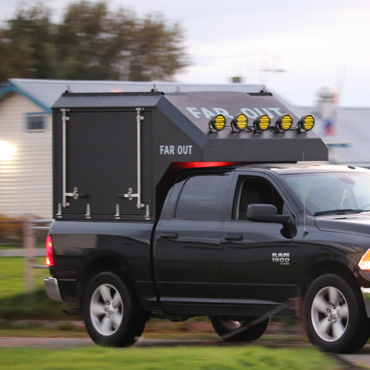 Far-Out Camper Truck Bed Canopy Camper – Ultimate Adventure Supply